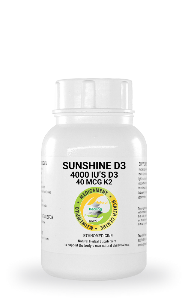 Sunshine D3 (4000 IU’s D3 40 mcg K2) 120’s – Medicament Health Centre